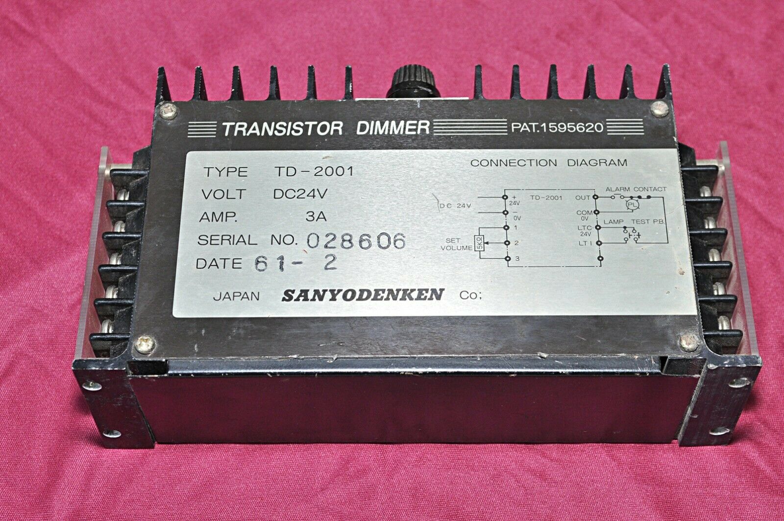 Sanyodenken td-2001 transistor dimmer – Aeliya Marine Tech