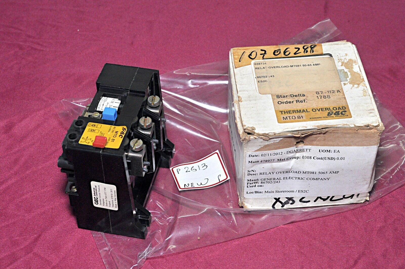 Gec mto 81 overload relay 100a – Aeliya Marine Tech®