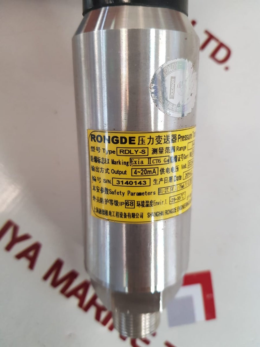 Rongde rdly-s pressure transmitter with cable dc24v – Aeliya Marine Tech