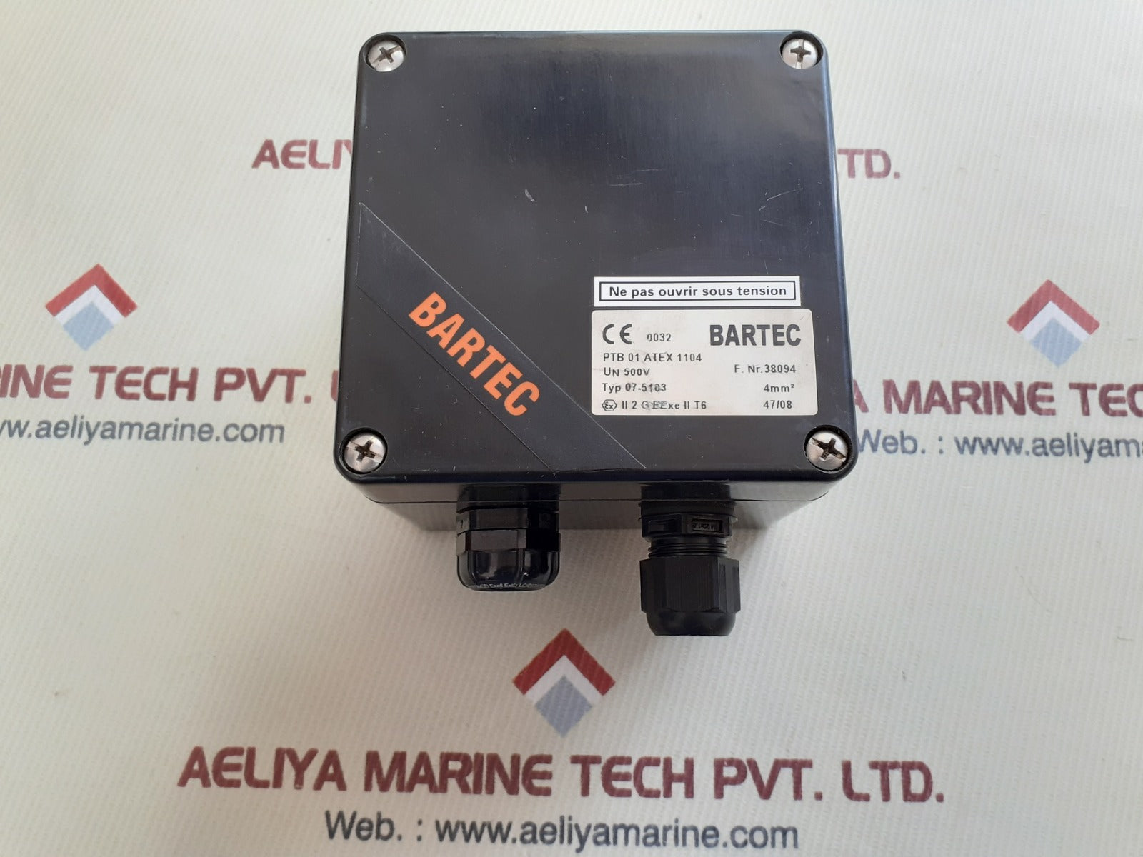 Bartec 07-5103 junction box – Aeliya Marine Tech