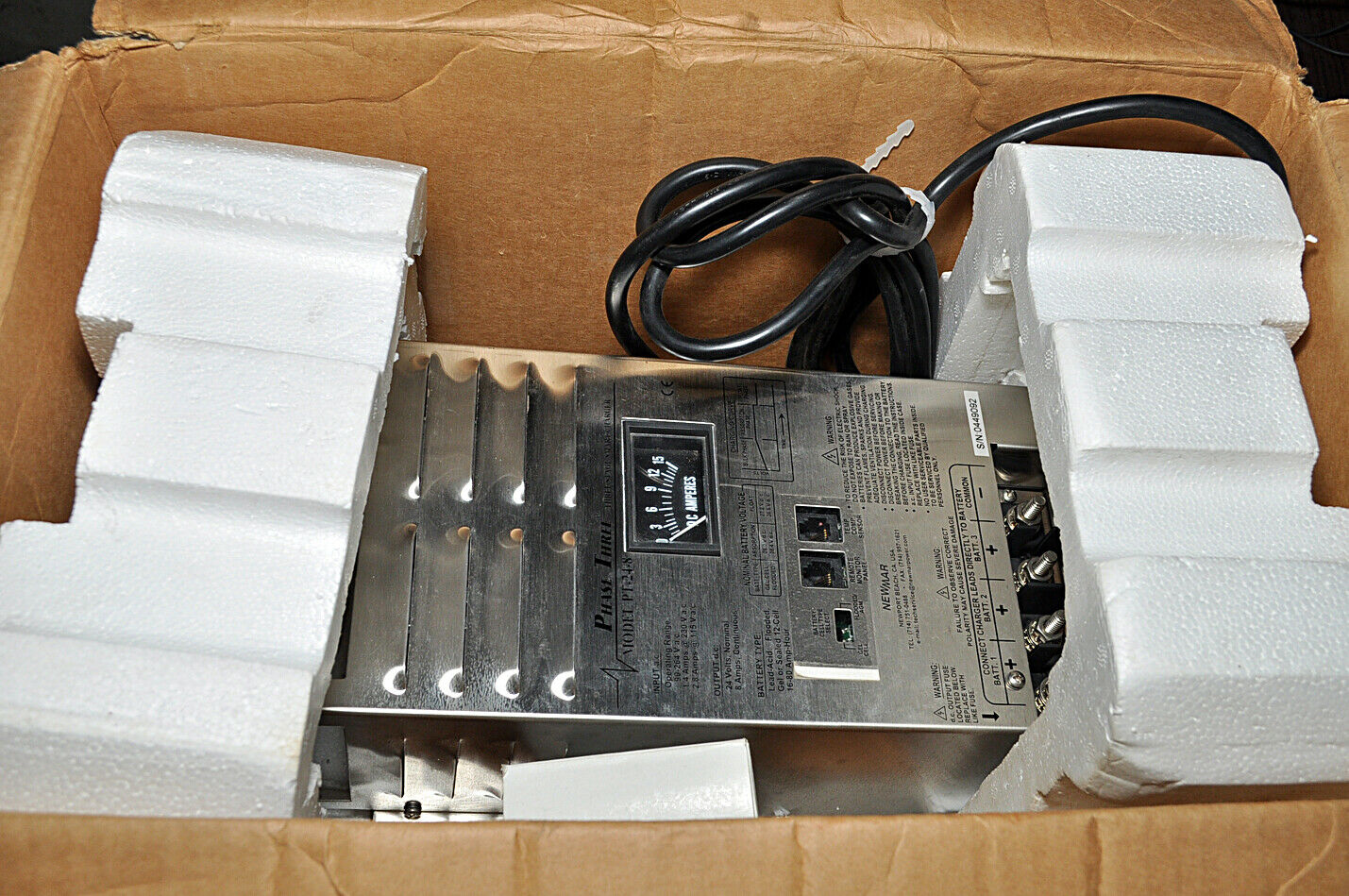 Newmar pt-24-8 phase three stage smart charger – Aeliya Marine Tech®