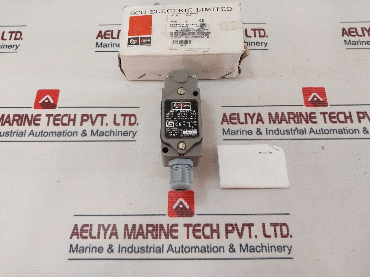 Bch Nlla Oil Tight Limit Switch Ip67 – Aeliya Marine Tech