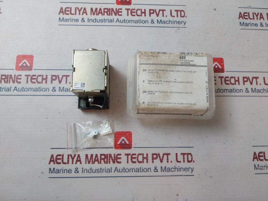 Abb 24V Dc E1/6-t8 Shunt Opening Release Supply – Aeliya Marine Tech®