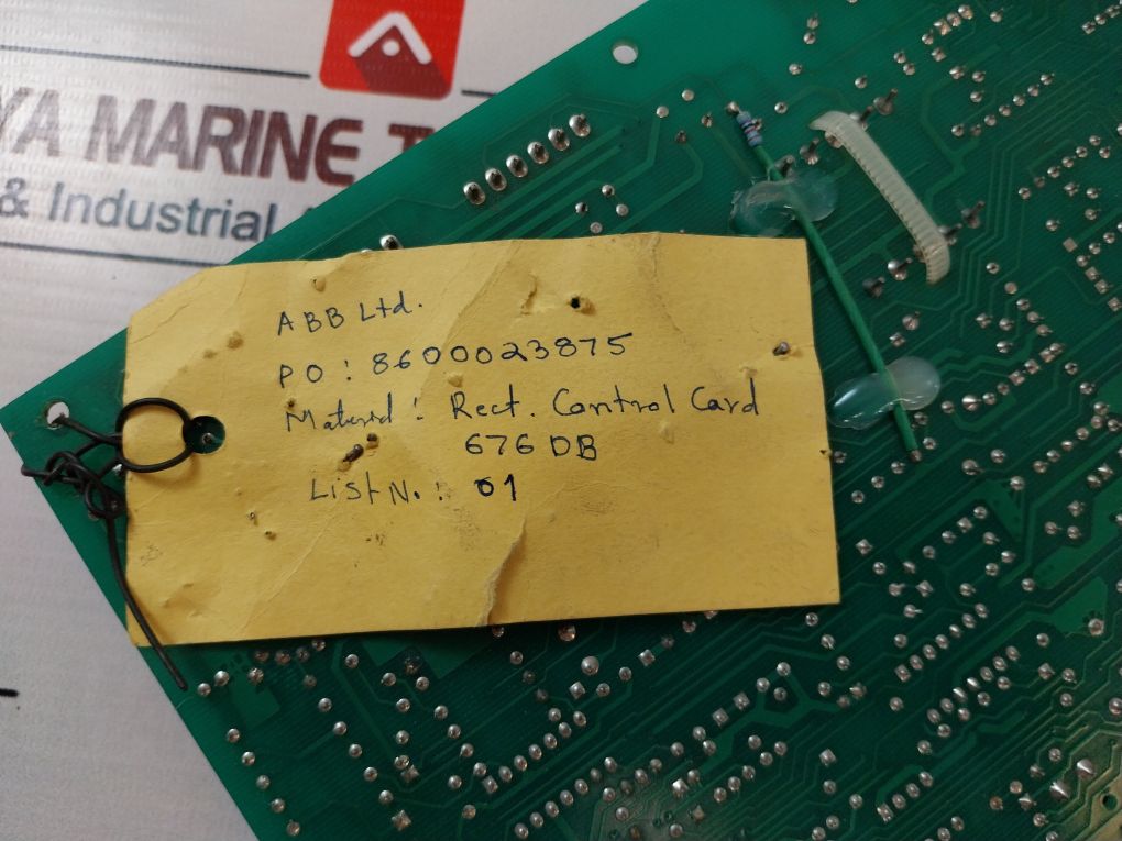 ABB 676DB-8-5 Control Card 676 DB – Aeliya Marine Tech