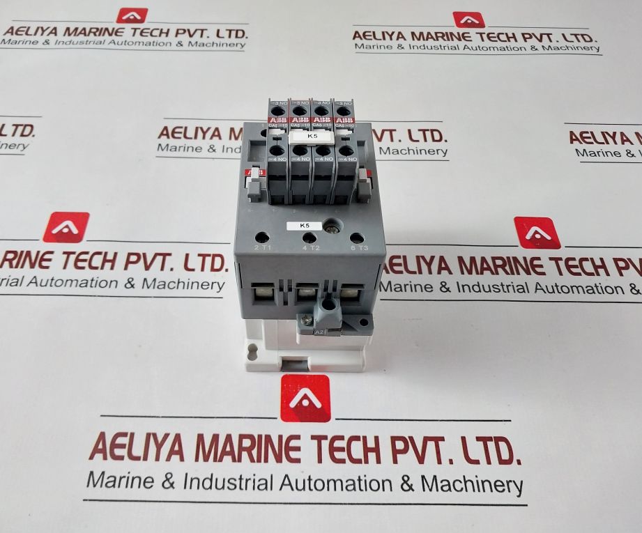 Abb A50 Contactor With Ca5-10 Auxiliary Contact Blocks – Aeliya Marine Tech