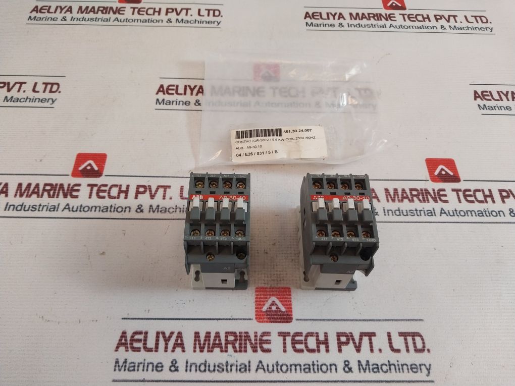 Abb A9-30-10 Contactor 220-230V 50Hz / 230-240V 60Hz – Aeliya Marine Tech