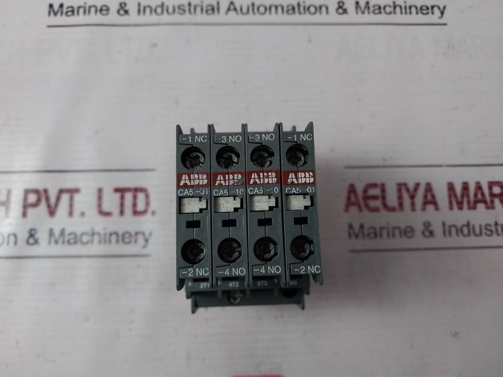 Abb Ca5-10 Contactor ,Ta25 Du Relay With Cal5-11 Auxiliary Contact Blo ...
