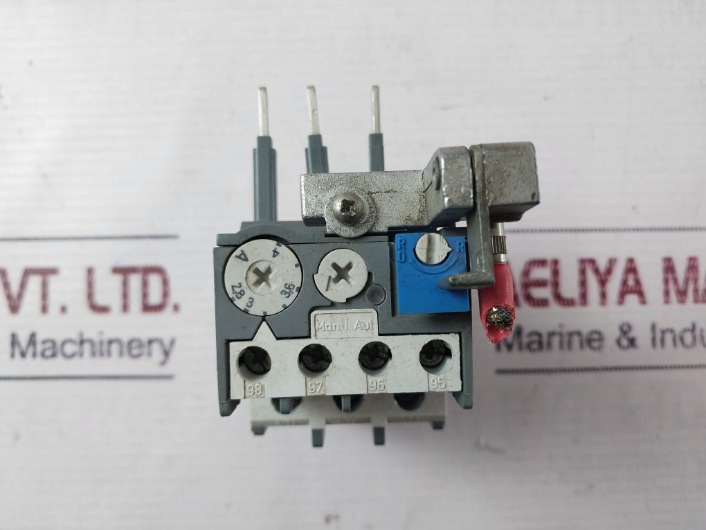 Abb Ca5-10 Contactor ,Ta25 Du Relay With Cal5-11 Auxiliary Contact Blo ...