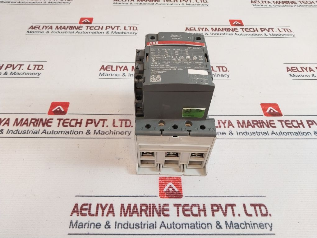 Abb Af116-30 Contactor 1Sfc100003M0201 24-60V 50/60Hz – Aeliya Marine Tech