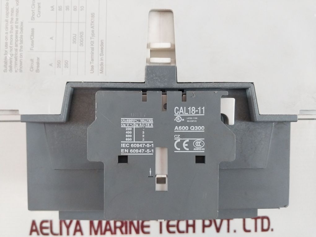 Abb Af145-30, 3 Pole Contactor – Aeliya Marine Tech®