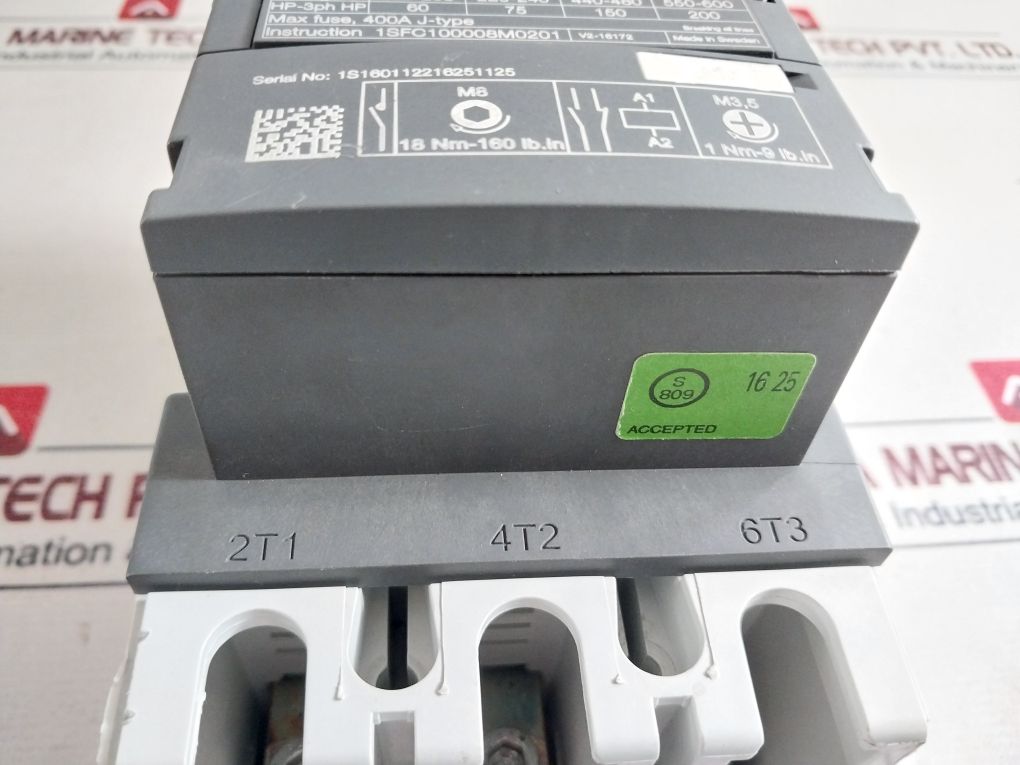 Abb Af205-30 Contactor 100-250V 50/60Hz D.C. – Aeliya Marine Tech