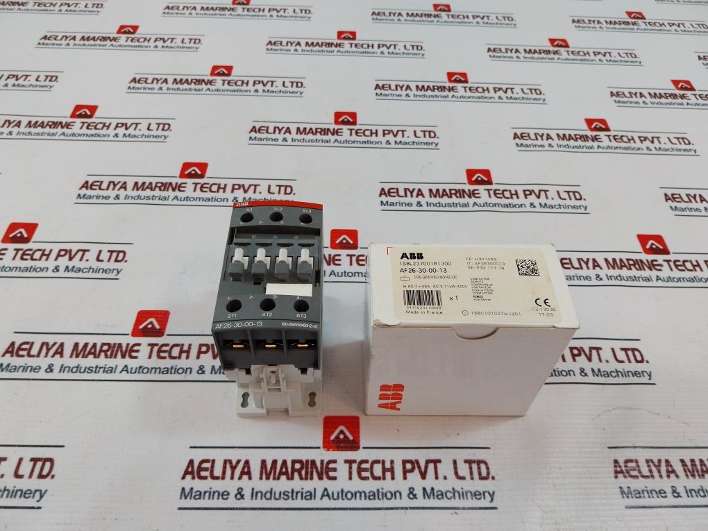 Abb Af26-30-00-13 Contactor 3-pole 100V-250V 50A – Aeliya Marine Tech®