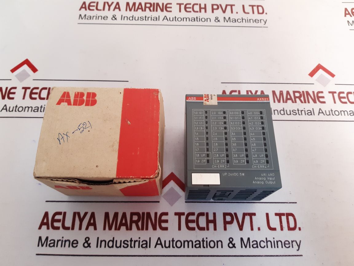 Abb ax521 analog input/output module 1sap250100r0001 – Aeliya Marine Tech
