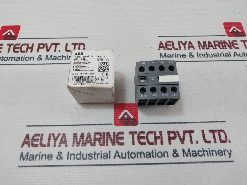 ABB CA4-22E Auxiliary Contacts Block 690V AC – Aeliya Marine Tech
