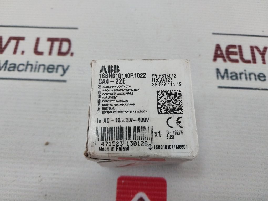 ABB CA4-22E Auxiliary Contacts Block 690V AC – Aeliya Marine Tech