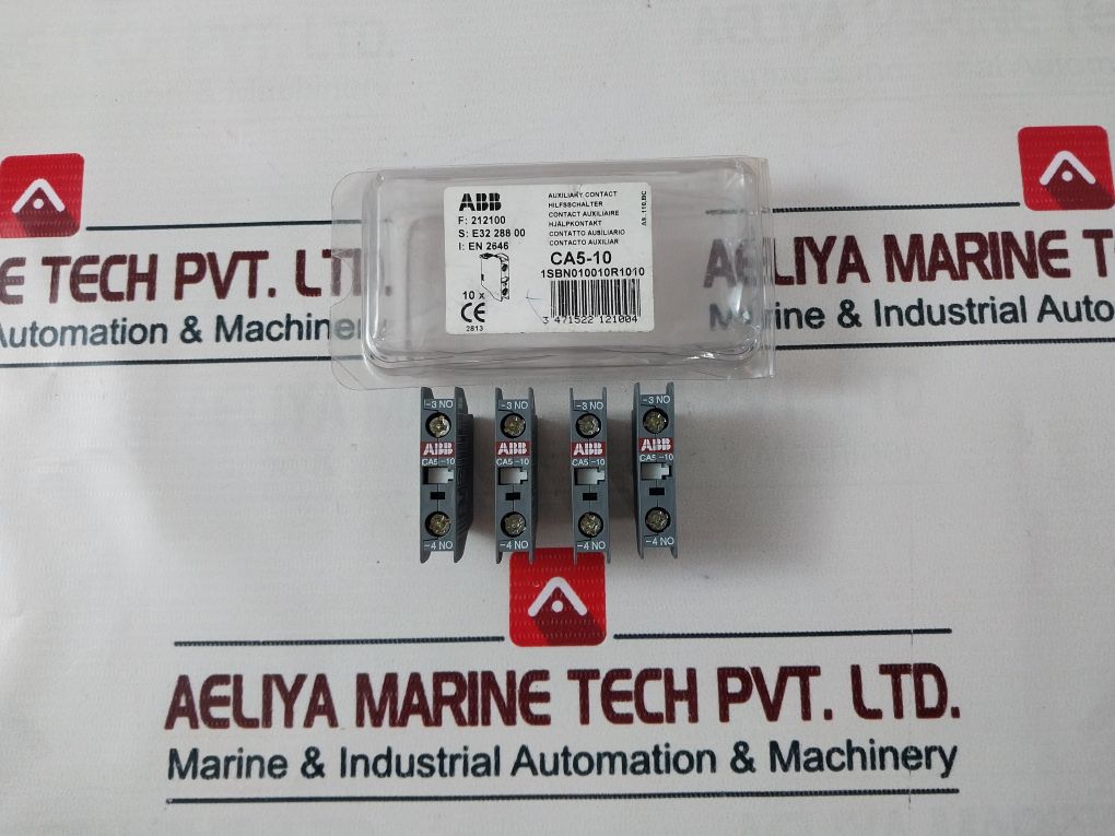 Lot of 4X ABB CA5-10 Auxiliary Contact Block 690V 16A IEC 60947-5-1 ...