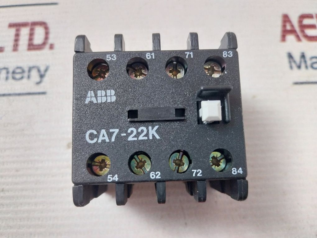 Abb Ca7-22K Auxiliary Contact Block – Aeliya Marine Tech