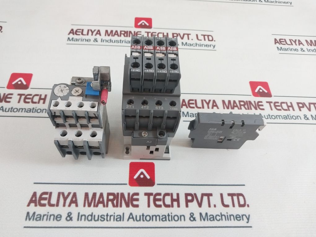 Abb Cal5-11 Contactor ,Ta25 Du Relay With Ca5 Auxiliary Contact Block ...
