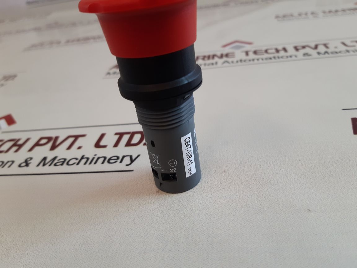 Abb Ce4T-10R-11 Emergency Stop Pushbutton Switch – Aeliya Marine Tech®
