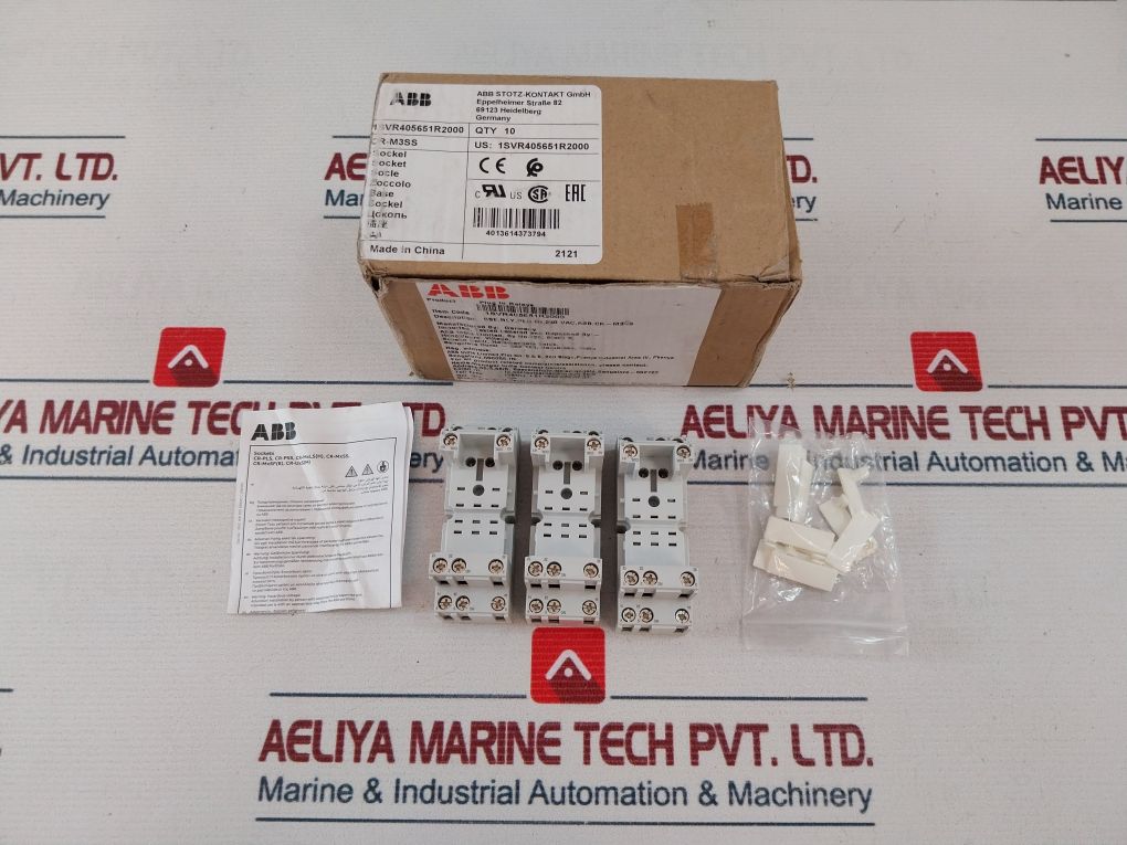 Abb Cr-m3Ss Relay Socket – Aeliya Marine Tech®