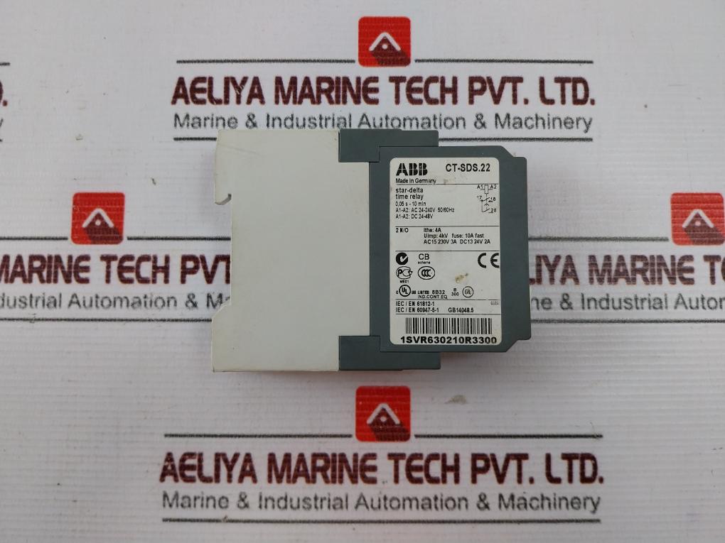 Abb Ct-sds.22 Star-delta Time Relay 1Svr630210R3300 – Aeliya Marine Tech