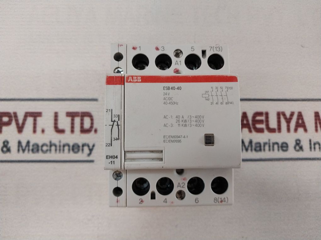 Abb Esb 40-40 Contactor – Aeliya Marine Tech