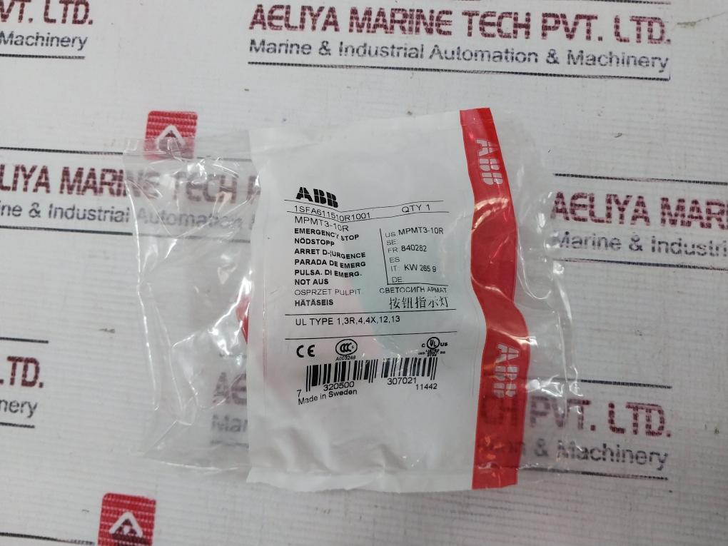 Abb Mpmt3-10R Emergency Stop Switch – Aeliya Marine Tech®