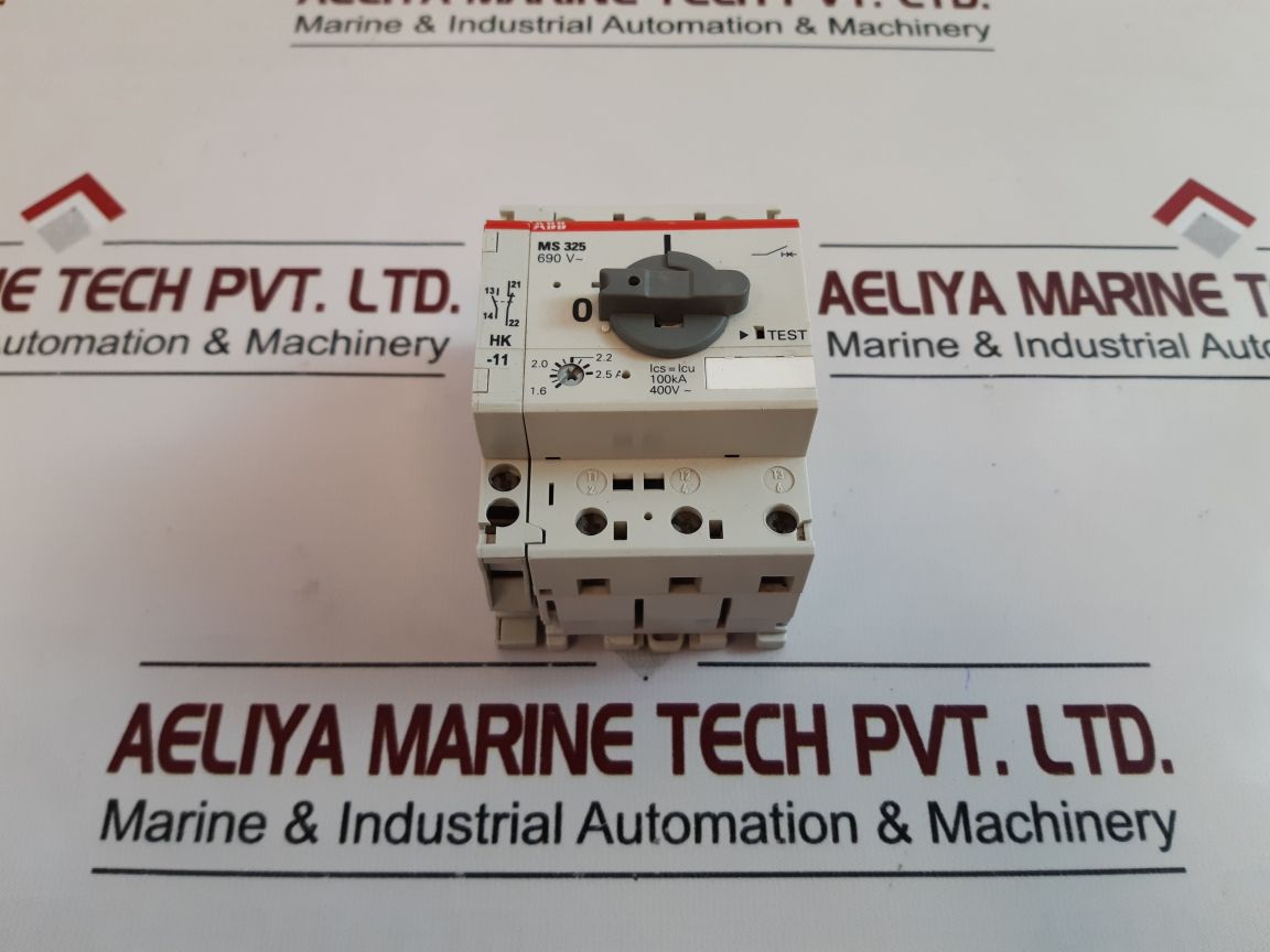 Abb Ms 325 Manual Motor Starter – Aeliya Marine Tech
