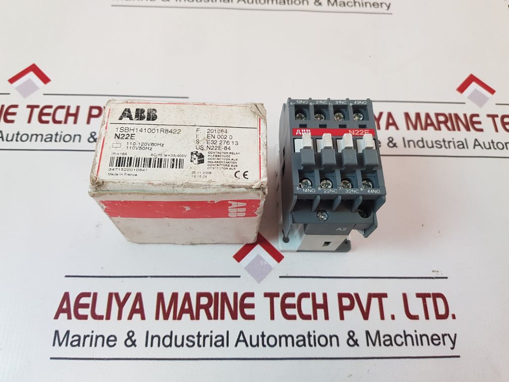 Abb N22E Contactor Relay 1Sbh141001R8422 110V 50Hz – Aeliya Marine Tech