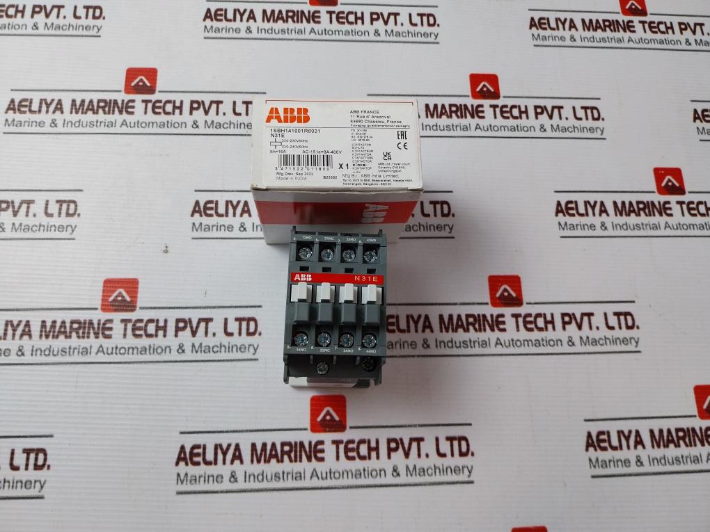 Abb N31E Contactor 220-230V 50Hz 16A – Aeliya Marine Tech