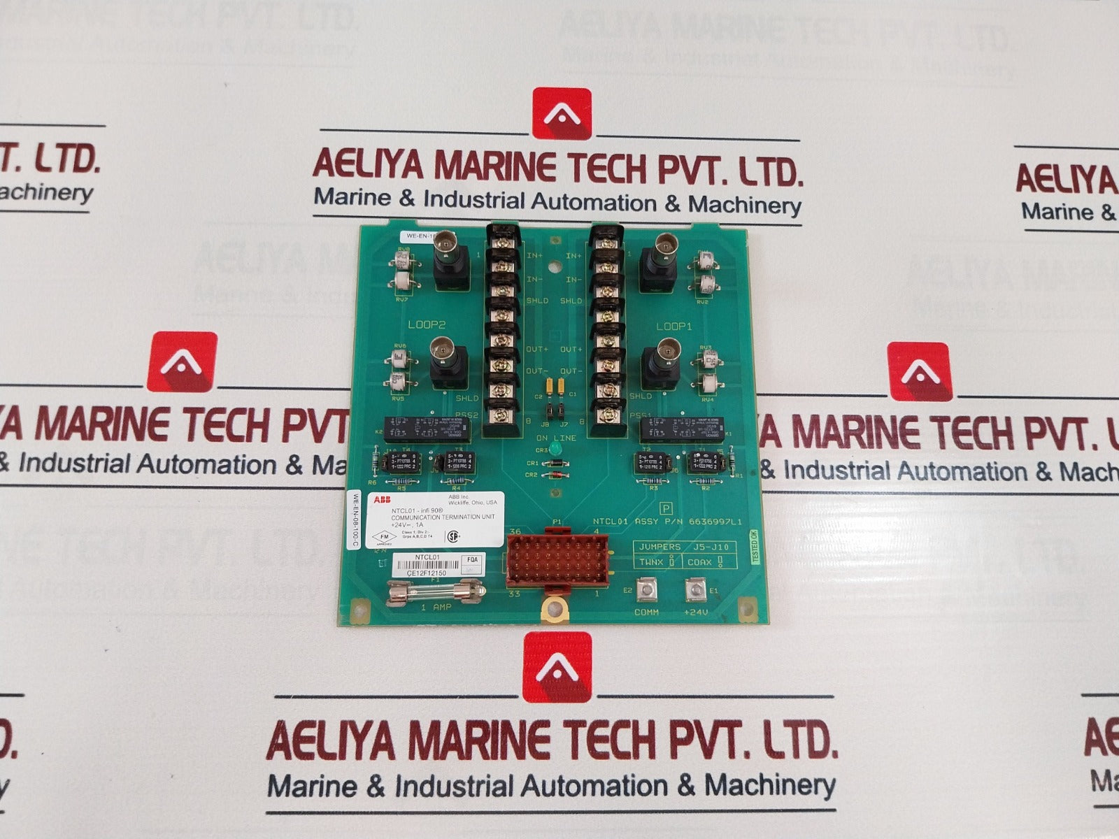 Abb Ntcl01 Communication Termination Unit 6636997L1 – Aeliya Marine Tech