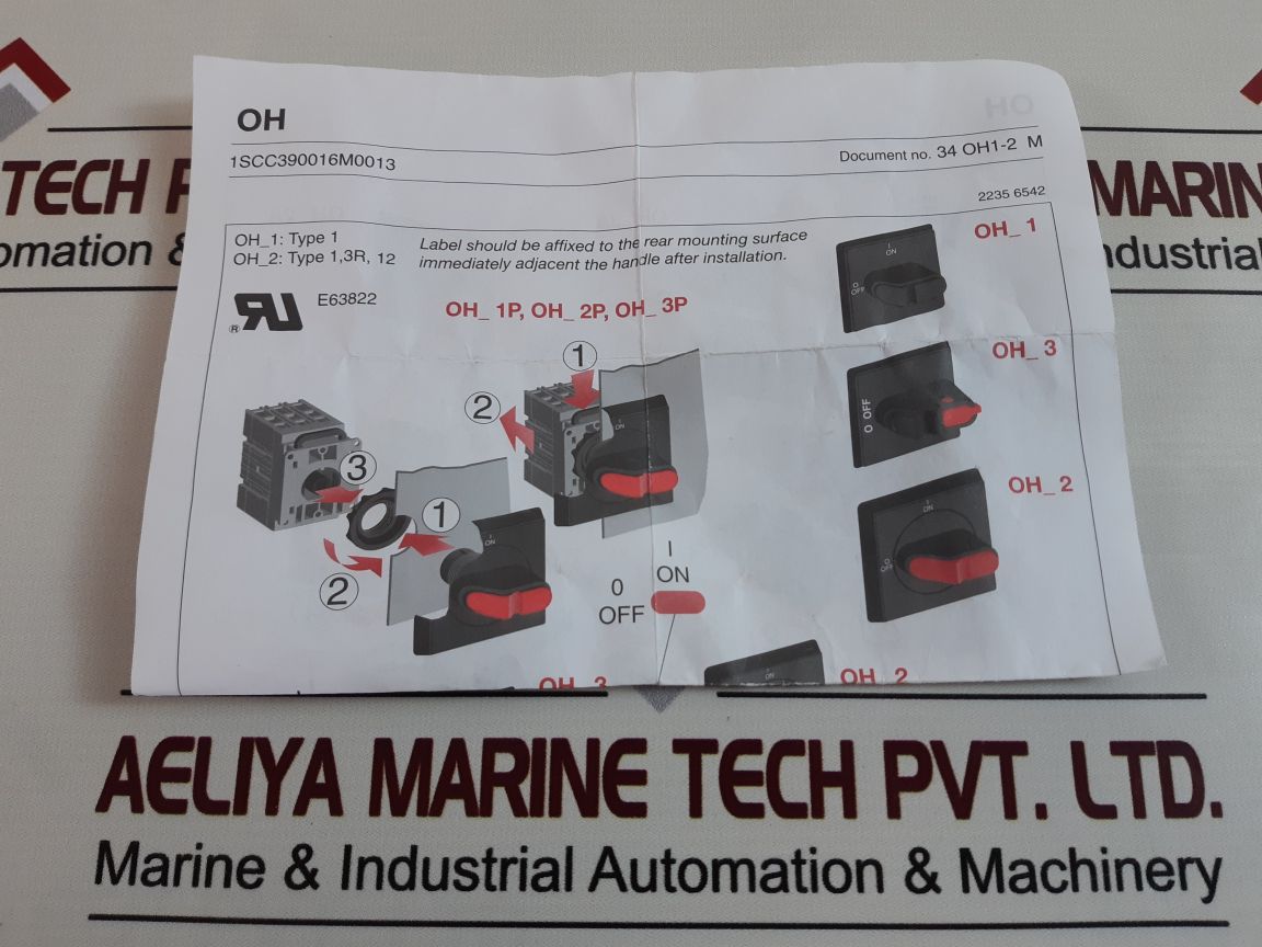 Abb Oh_J Handle Type 1,3R, 12 Set – Aeliya Marine Tech