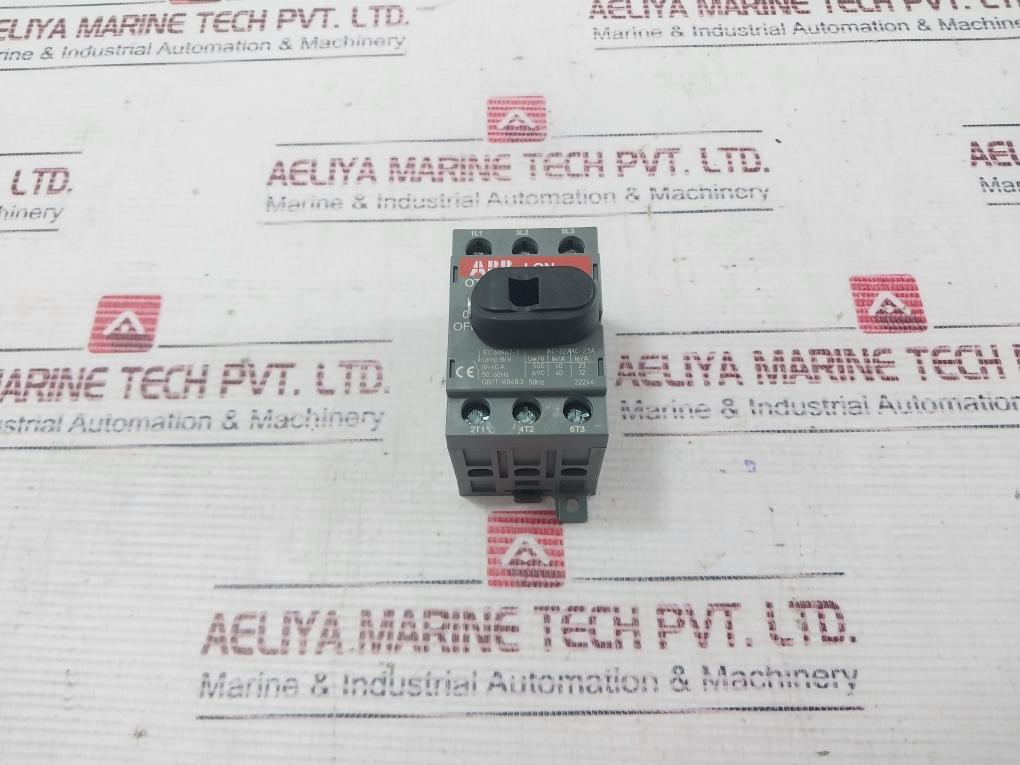 Abb Ot40F3 Disconnector Switch 40A 50-60Hz – Aeliya Marine Tech