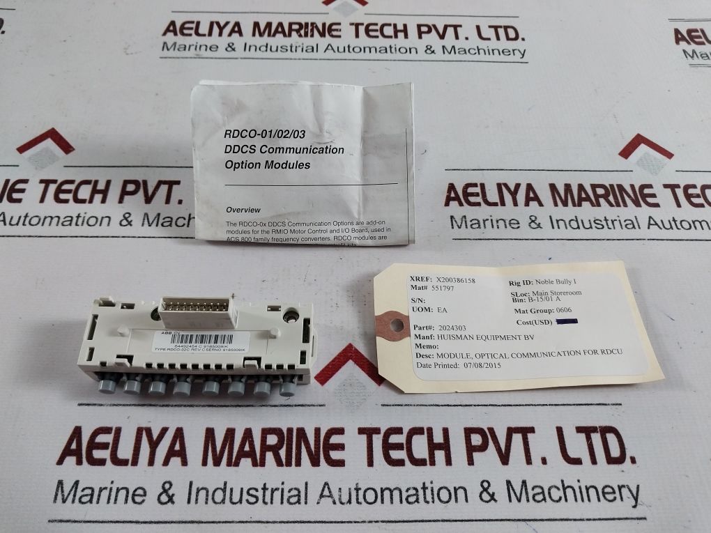 Abb Rdco-02C Ddcs Communication Option Module 2024303 – Aeliya Marine Tech