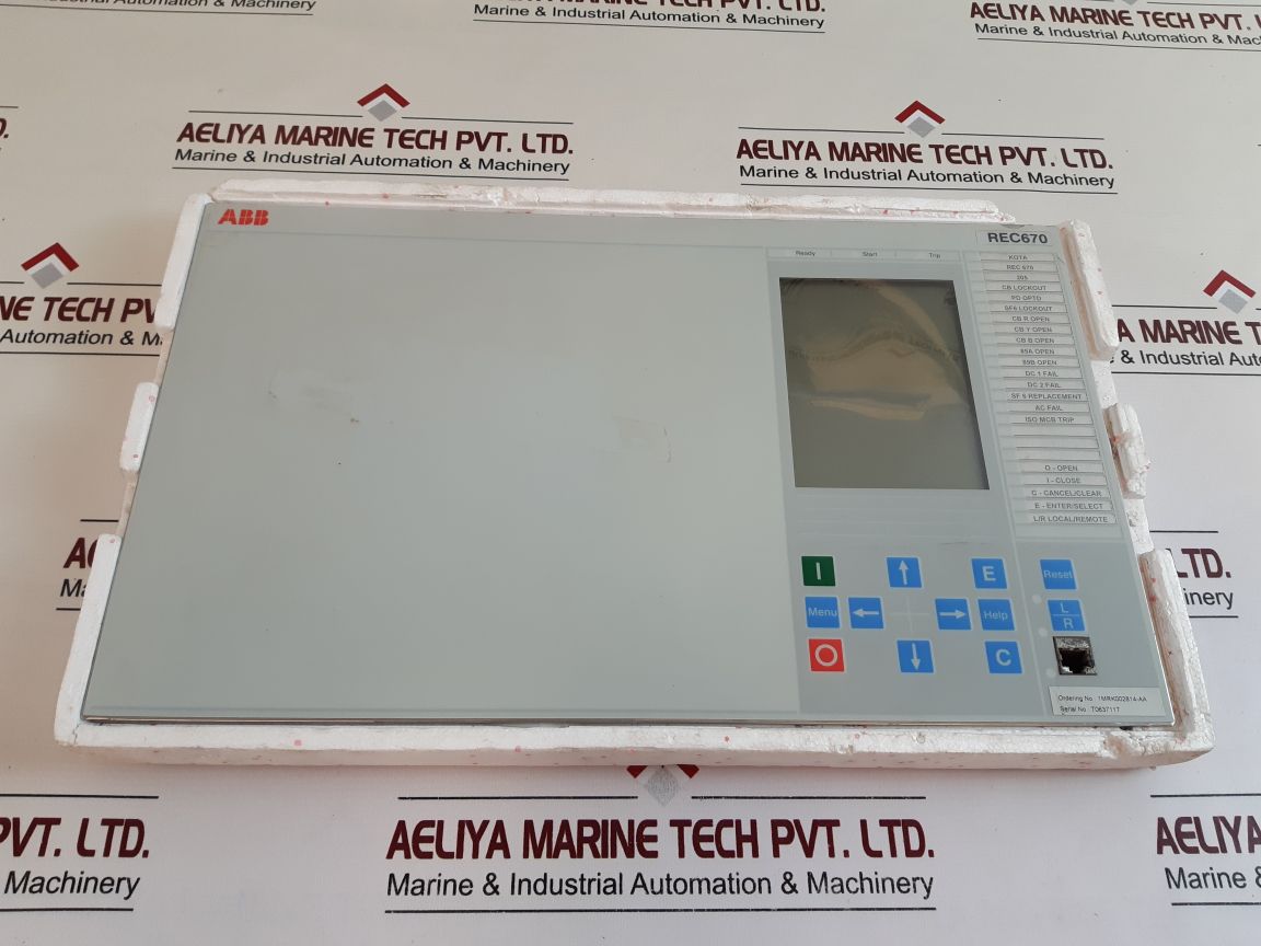 Abb rec 670 display 1mrk000008-mb rev.r.i0 Free shipping – Aeliya ...