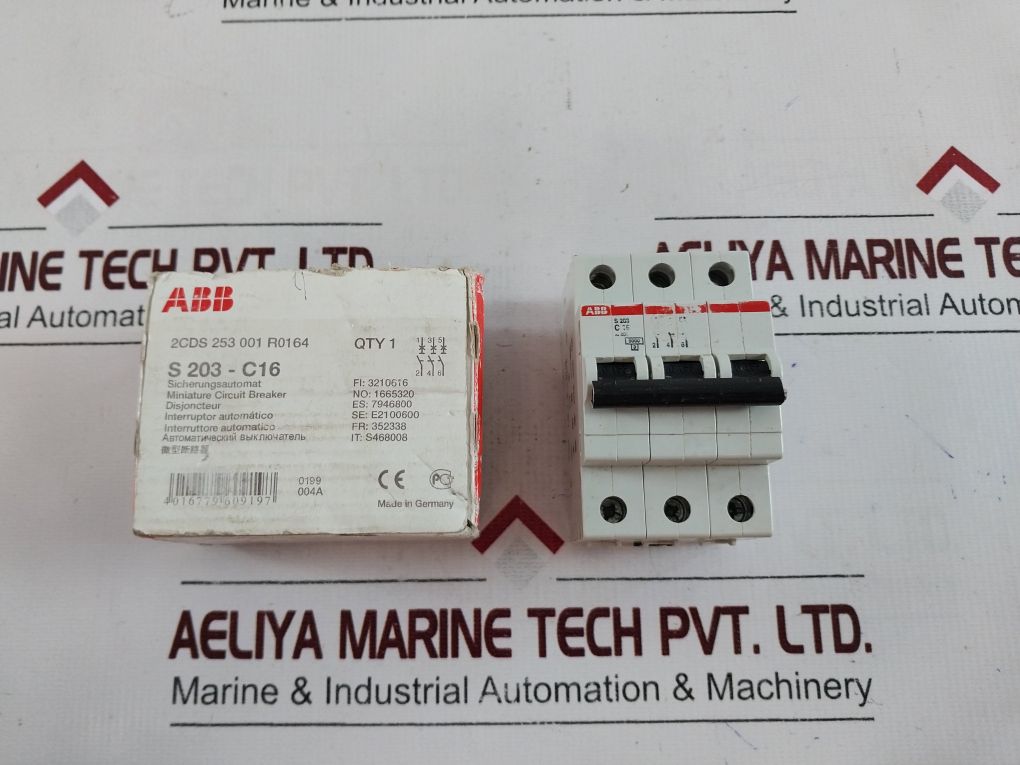 Abb S203-c16 Miniature Circuit Breaker – Aeliya Marine Tech®