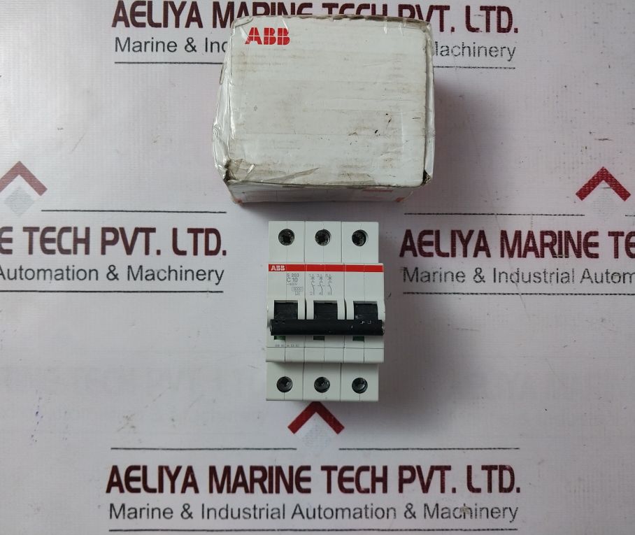 Abb S203 C10 3-pole Circuit Breaker 2Cds253001R0104 – Aeliya Marine Tech®