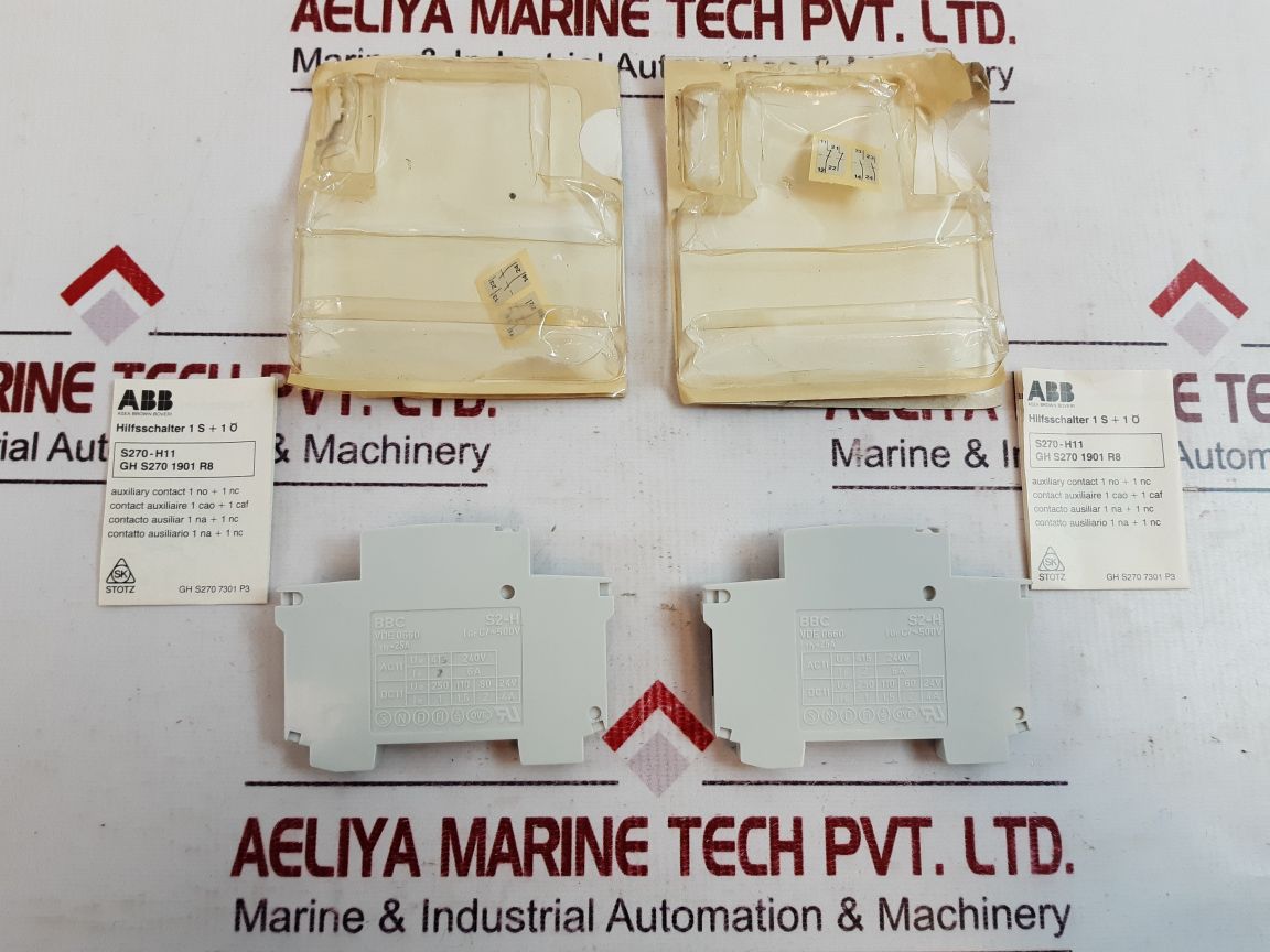 Abb S270-h11 Auxiliary Switch Gh S270 1901 R8 – Aeliya Marine Tech