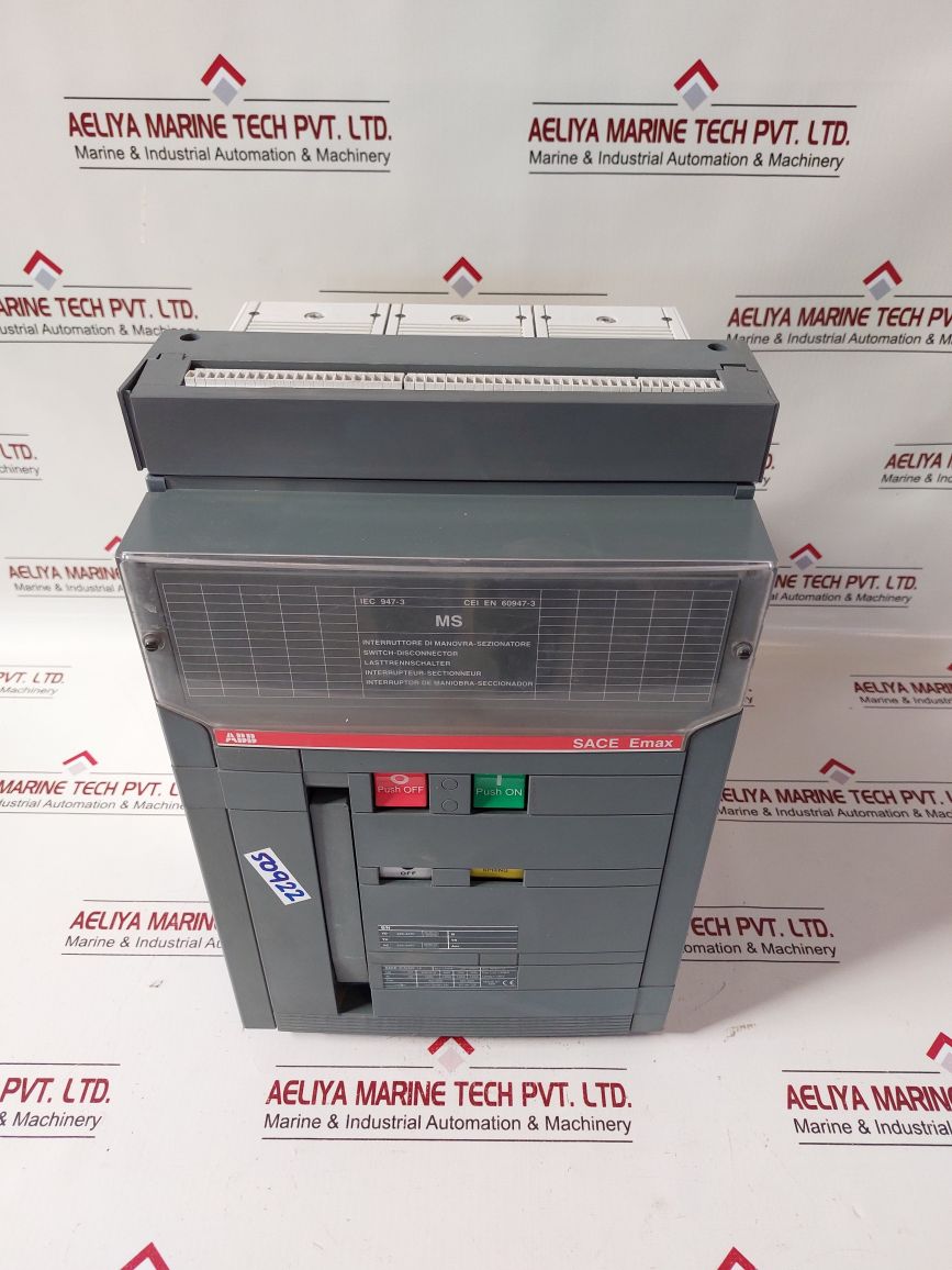Abb Sace Emax E1N/Ms 12 Circuit Breaker – Aeliya Marine Tech®