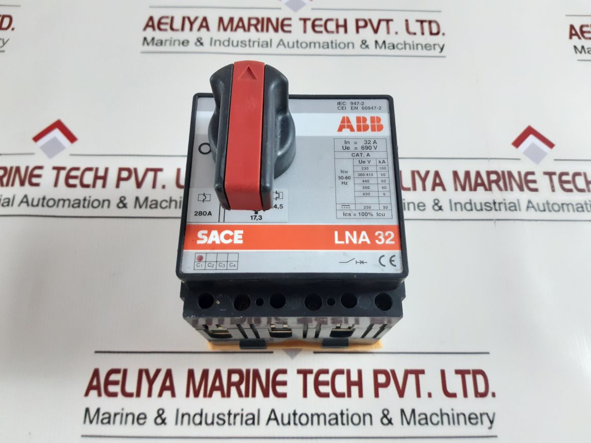 Abb Sace Lna 32 Circuit Breaker Three Phase 32A – Aeliya Marine Tech®