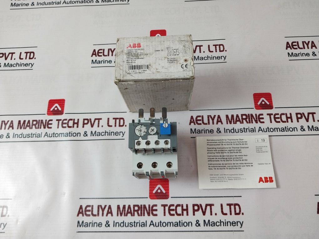 Abb Ta42du-32 Thermal Overload Relay 22-32 A 690v – Aeliya Marine Tech®
