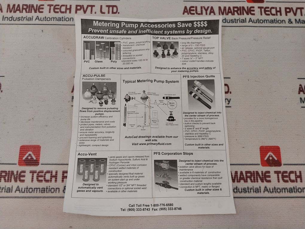Accudraw Acs#2-1000Gsv Calibration Cylinder – Aeliya Marine Tech®