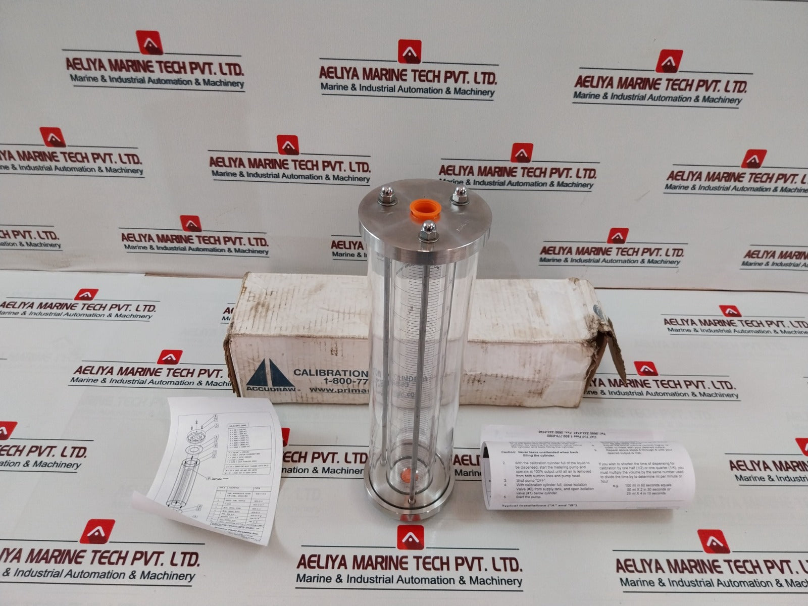 Accudraw Acs#2-500Gsv Glass Calibration Cylinders – Aeliya Marine Tech