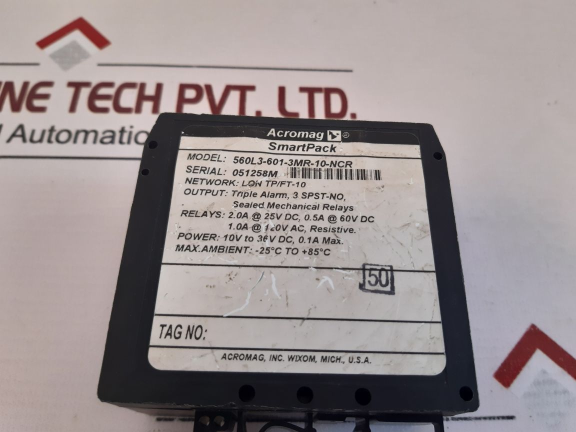 Acromag 560L3-601-3Mr-10-ncr Input Module – Aeliya Marine Tech