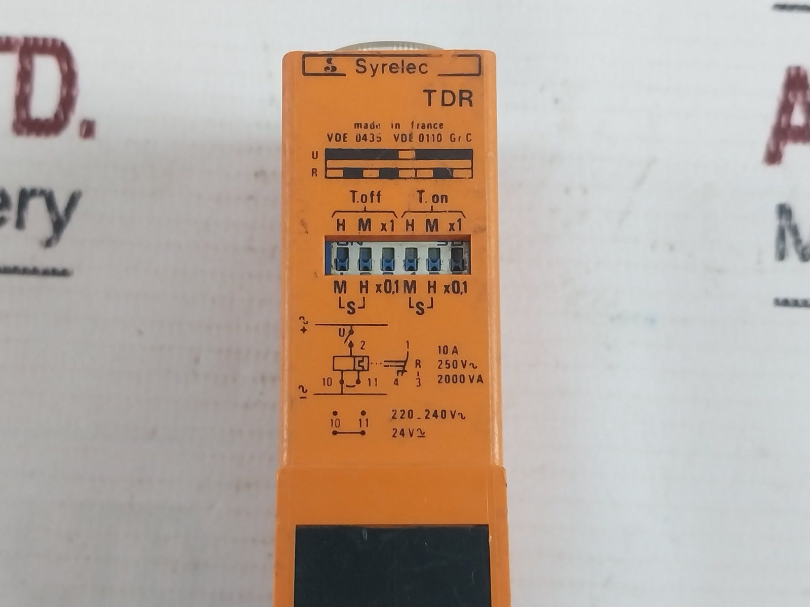 Syrelec Tdr Time Delay Relay 10A 250V~ 2000Va – Aeliya Marine Tech