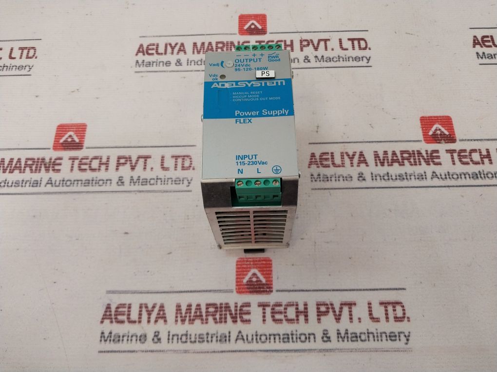 Adelsystem Flex17024A Switching Power Supply 24Vdc 50-60Hz 95-120-180W ...