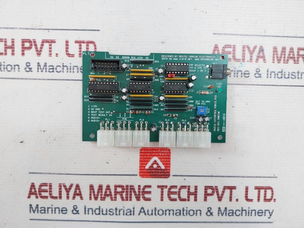 Aditel Marine Electronics M3AI5.PCB Audio Interface Circuit Board ...
