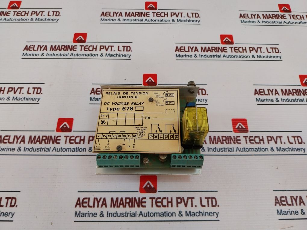 Aees 678 Dc Voltage Relay 24V – Aeliya Marine Tech®