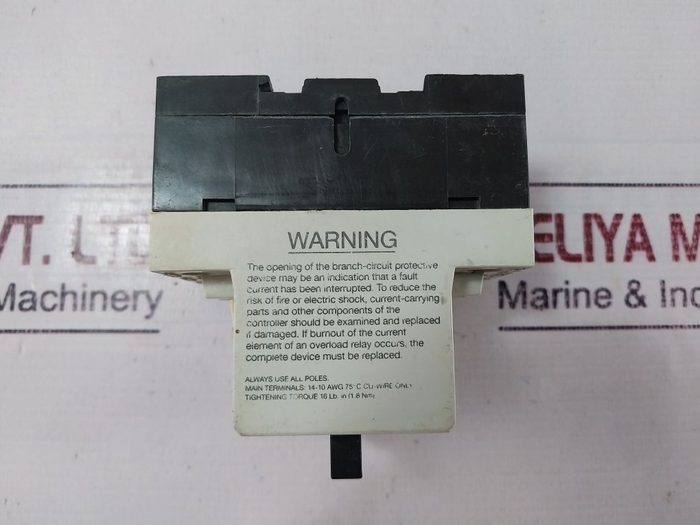 Aeg Mbs 25 Manual Motor Starter 25A 50/60Hz – Aeliya Marine Tech