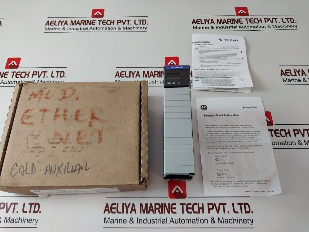 Allen-bradley 1756-enbt Ethernet Enet/Ip Comms Controllogix Module ...